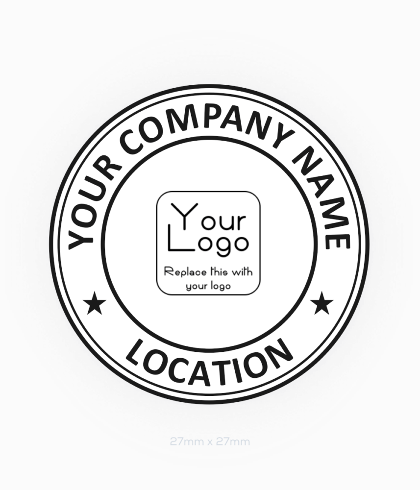 Round Stamp R3030-2 – Selo Print