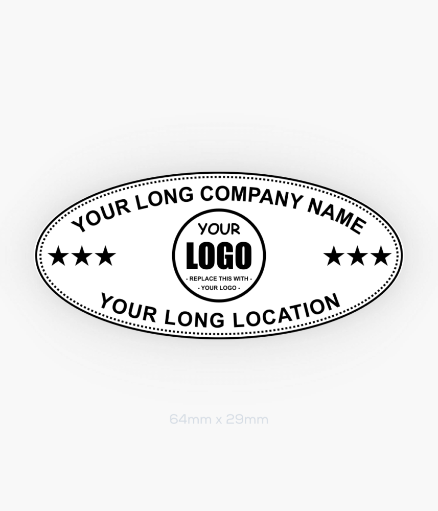 Oval Stamp X6732-2 – Selo Print